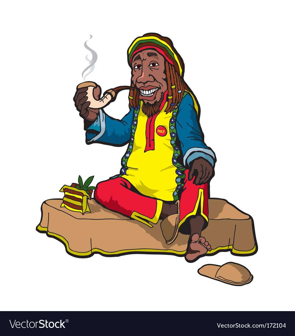 Rastaman Royalty Free Vector Image - VectorStock