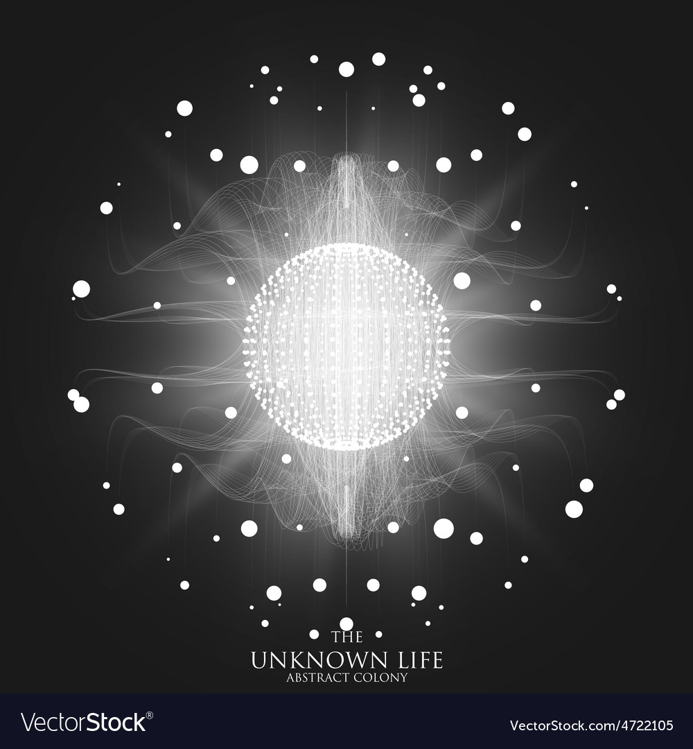 Abstract mesh background sphere Royalty Free Vector Image