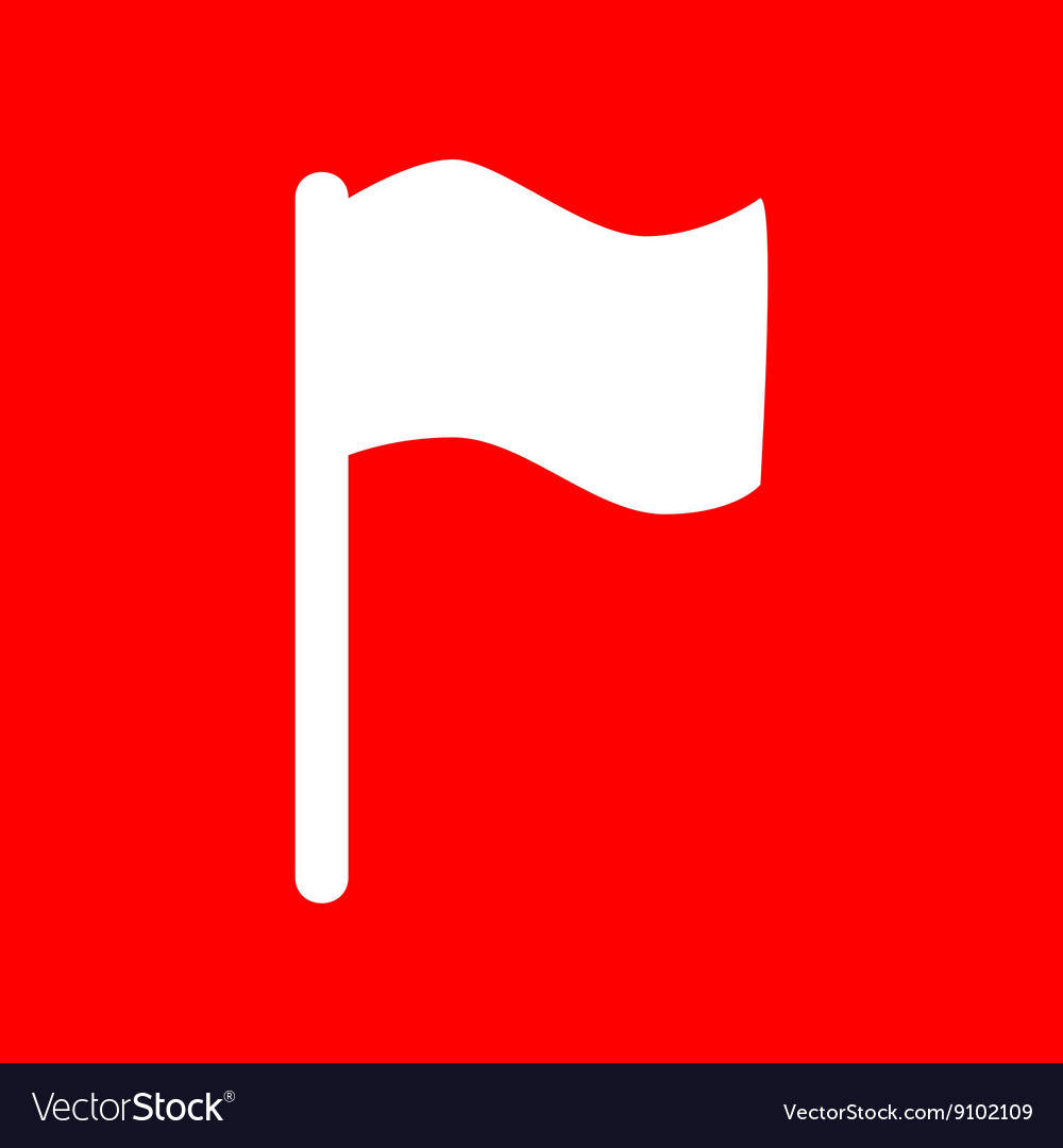 Flag sign Royalty Free Vector Image - VectorStock