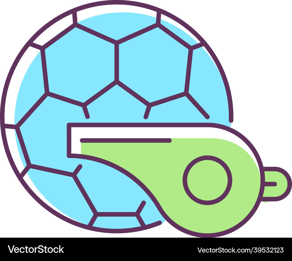 Physical training rgb color icon Royalty Free Vector Image