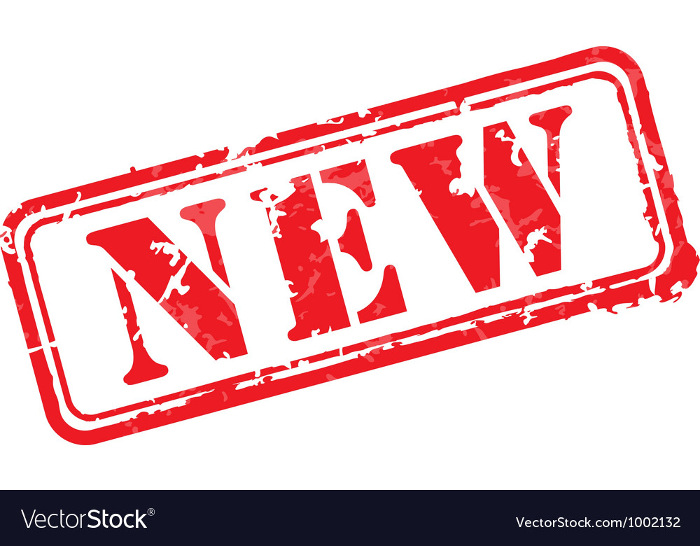 New rubber stamp Royalty Free Vector Image - VectorStock