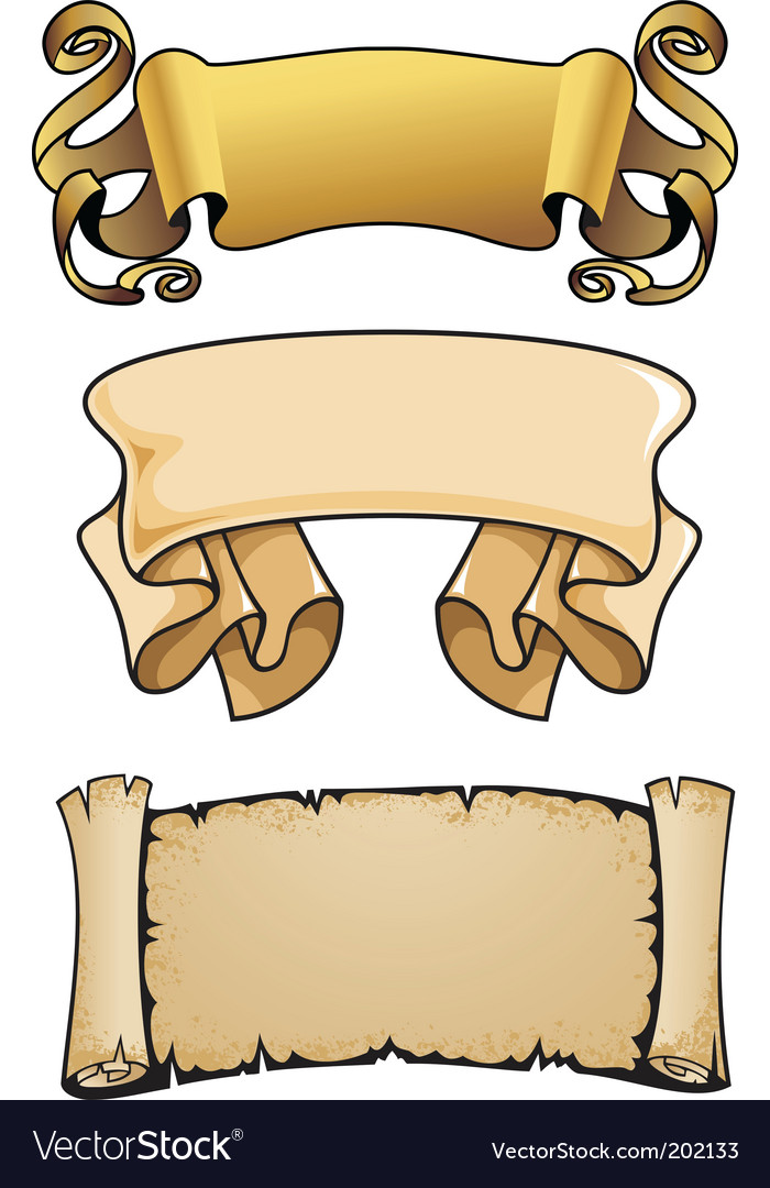 Scrolls Royalty Free Vector Image - VectorStock
