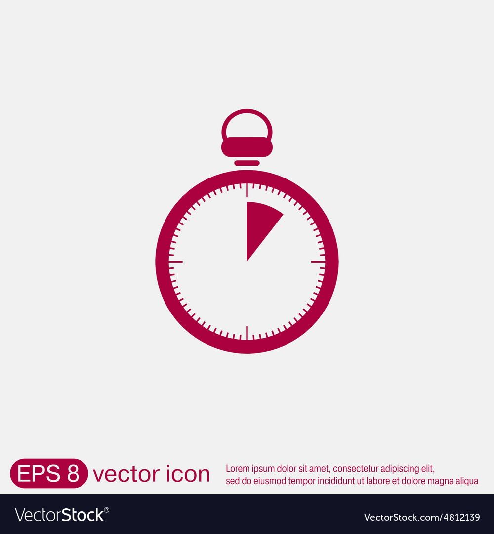 Stopwatch Royalty Free Vector Image - VectorStock