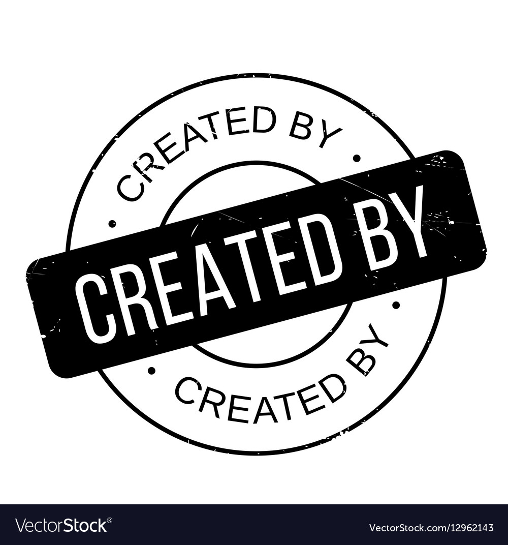 Created by rubber stamp Royalty Free Vector Image