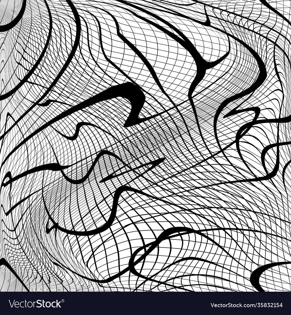 Background wave grid 124 Royalty Free Vector Image