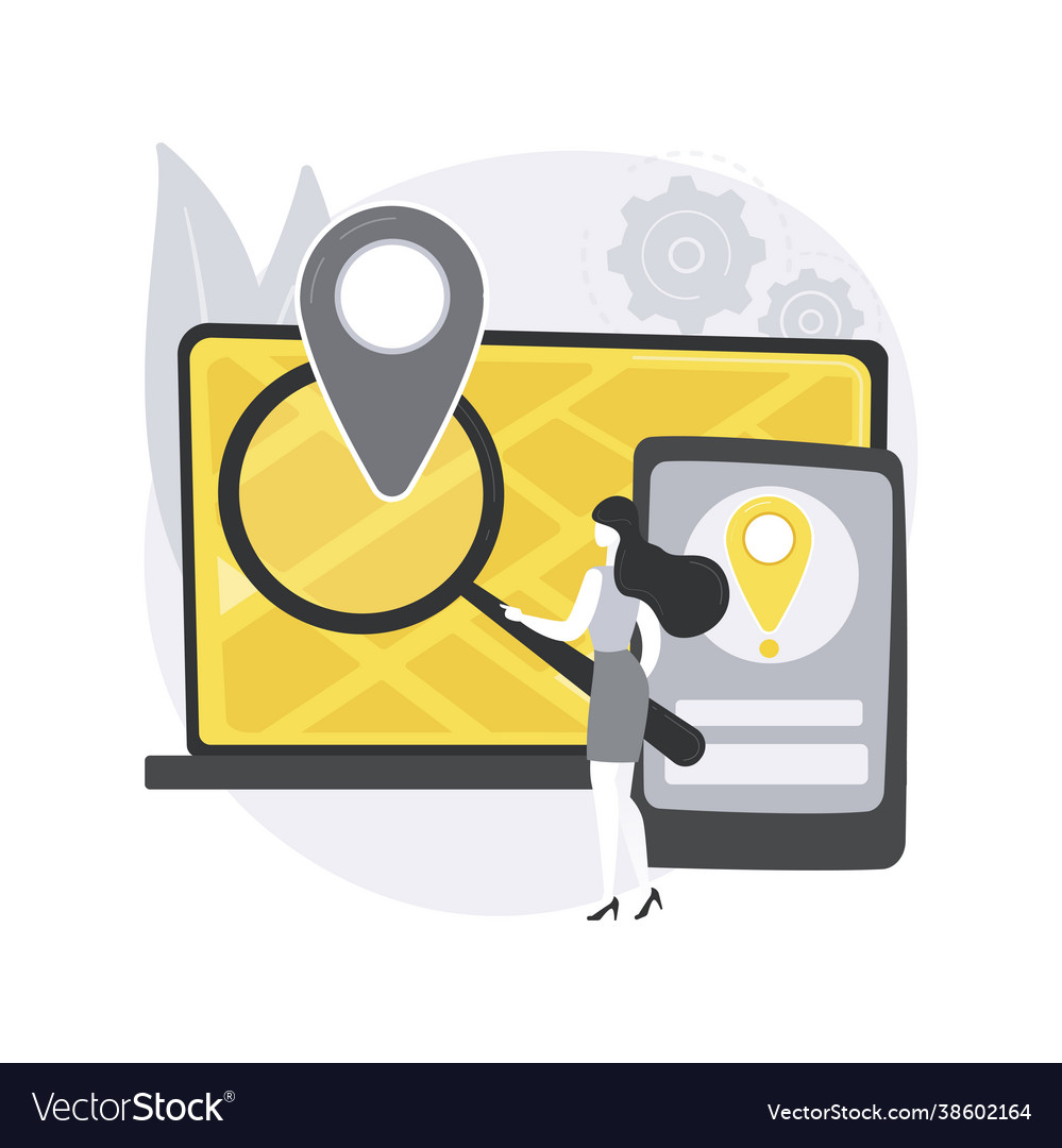 Cross-device tracking abstract concept Royalty Free Vector