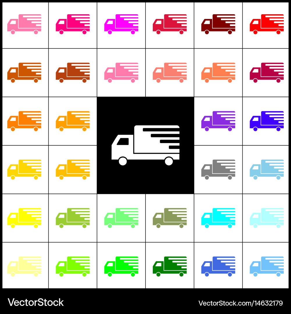 Delivery sign felt-pen 33 Royalty Free Vector Image