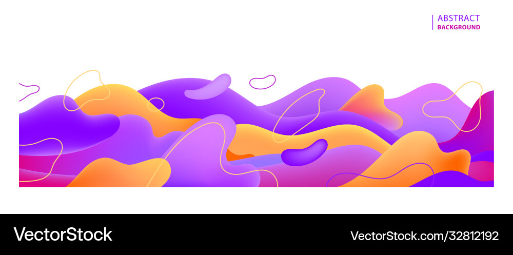 Colorful geometric background fluid Royalty Free Vector