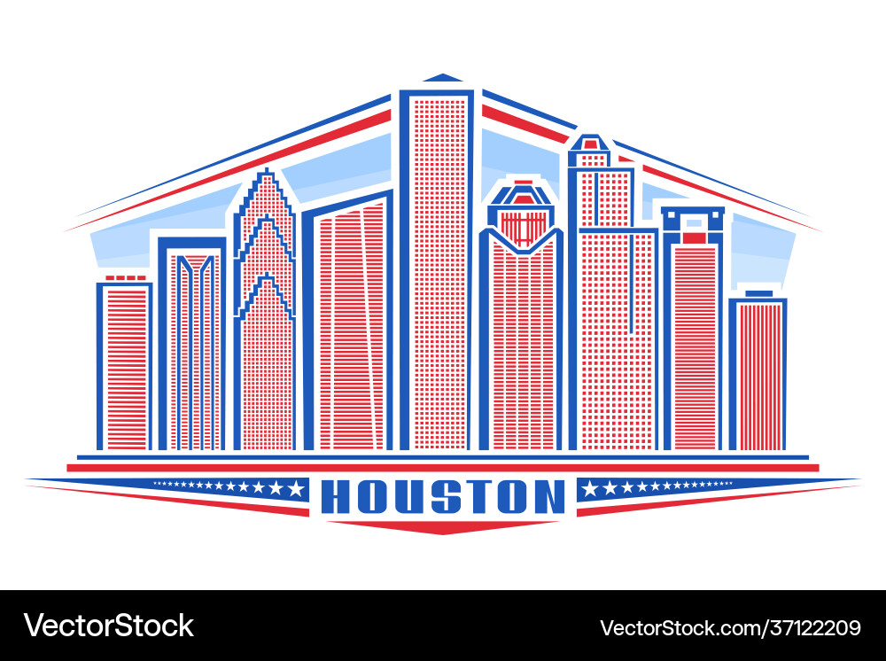 Houston Royalty Free Vector Image - VectorStock