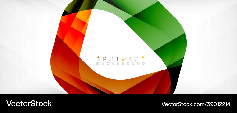 Minimal abstract background - color overlapping Vector Image