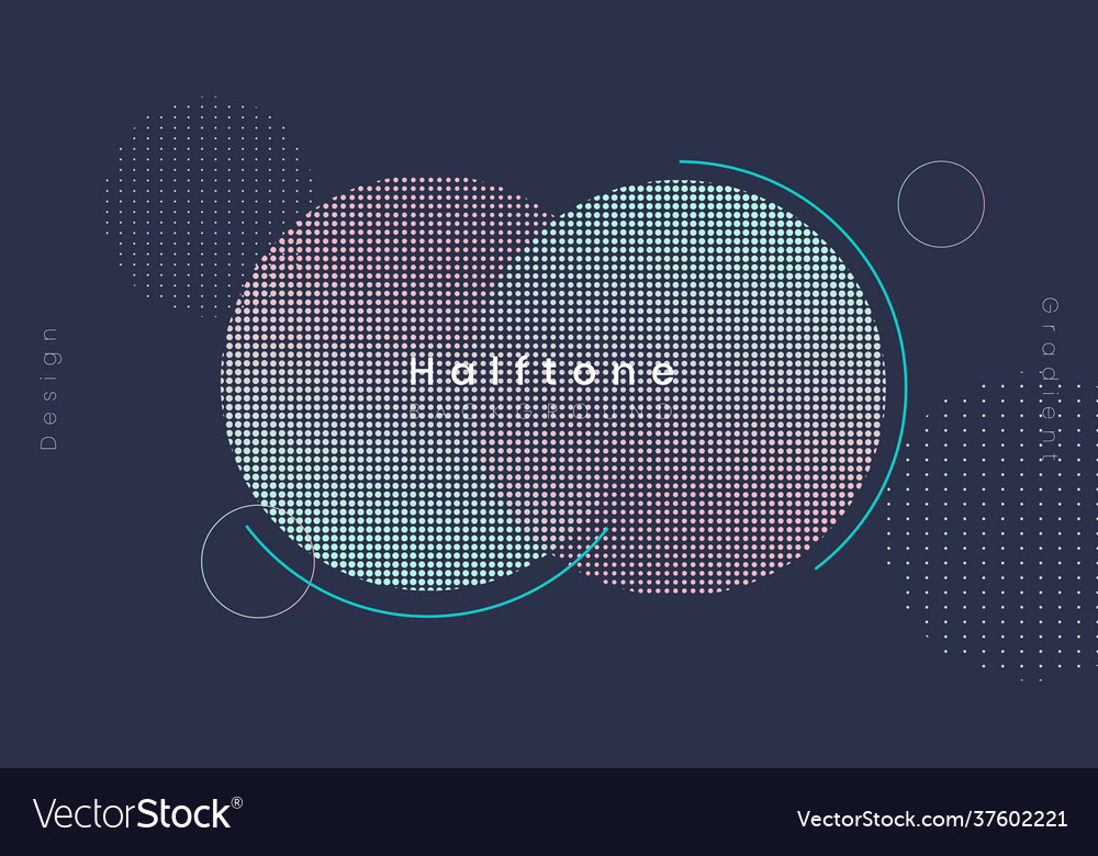 Halftone gradient background Royalty Free Vector Image