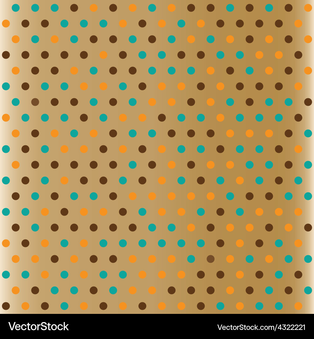 Vintage Polka Dots Royalty Free Vector Image - VectorStock