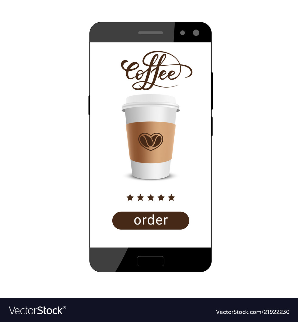 Interface for mobile app Royalty Free Vector Image