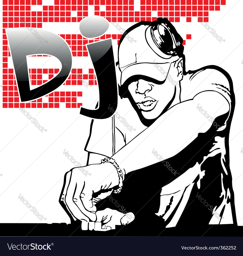 Dj Royalty Free Vector Image - VectorStock
