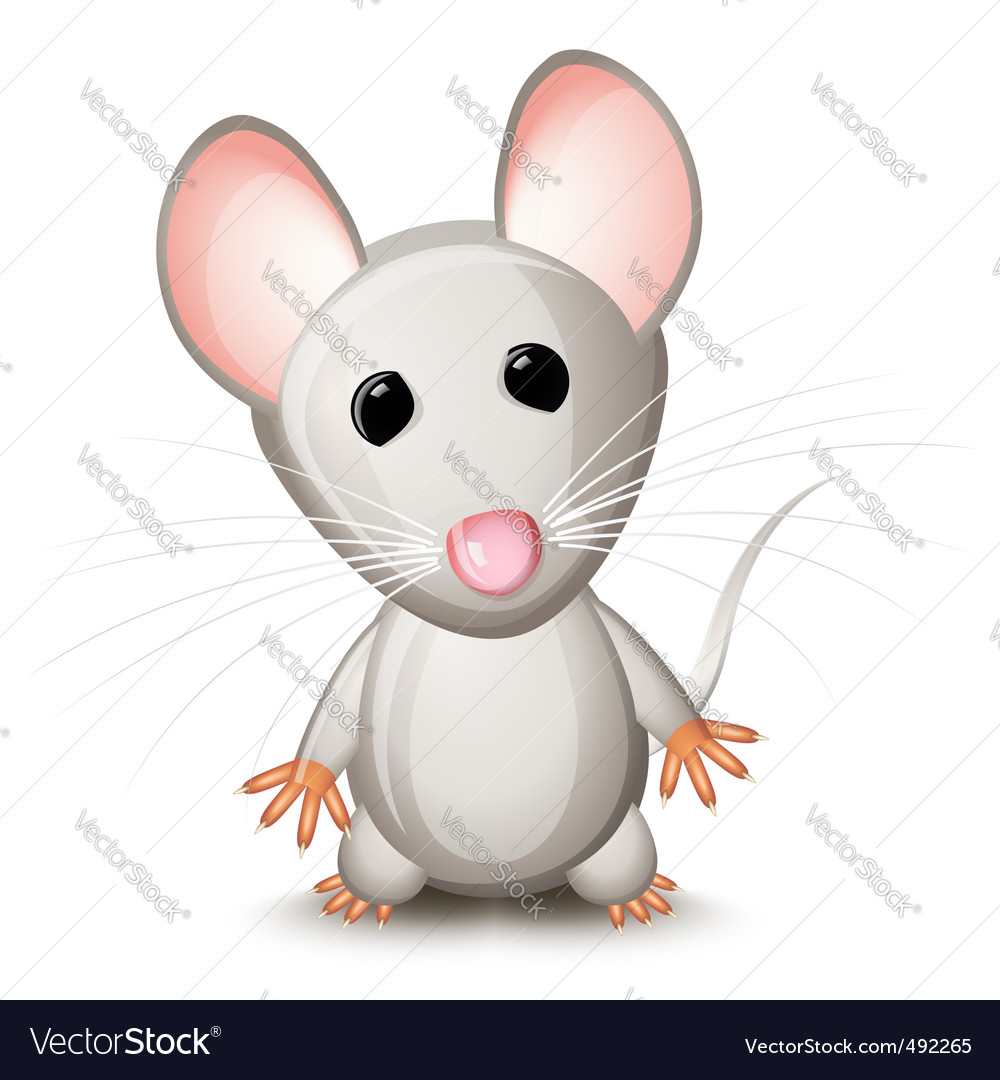 Cartoon mouse Royalty Free Vector Image - VectorStock
