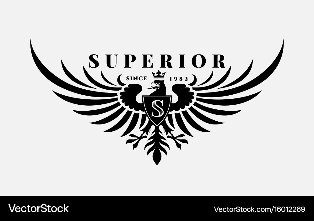 Eagle label Royalty Free Vector Image - VectorStock