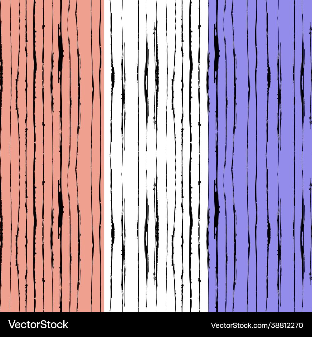 Grunge hand painted lines vertical seamless Vector Image