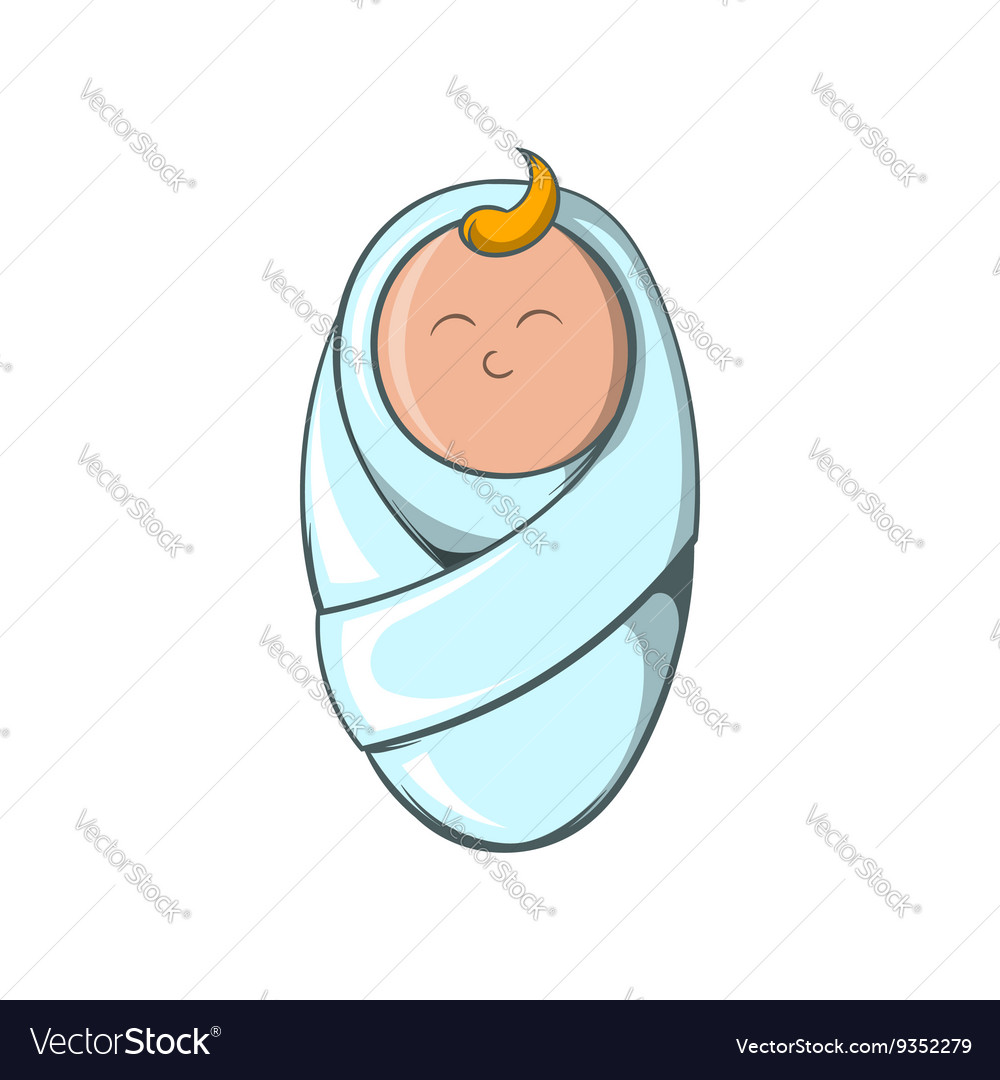 Newborn baby icon cartoon style Royalty Free Vector Image - VectorStock