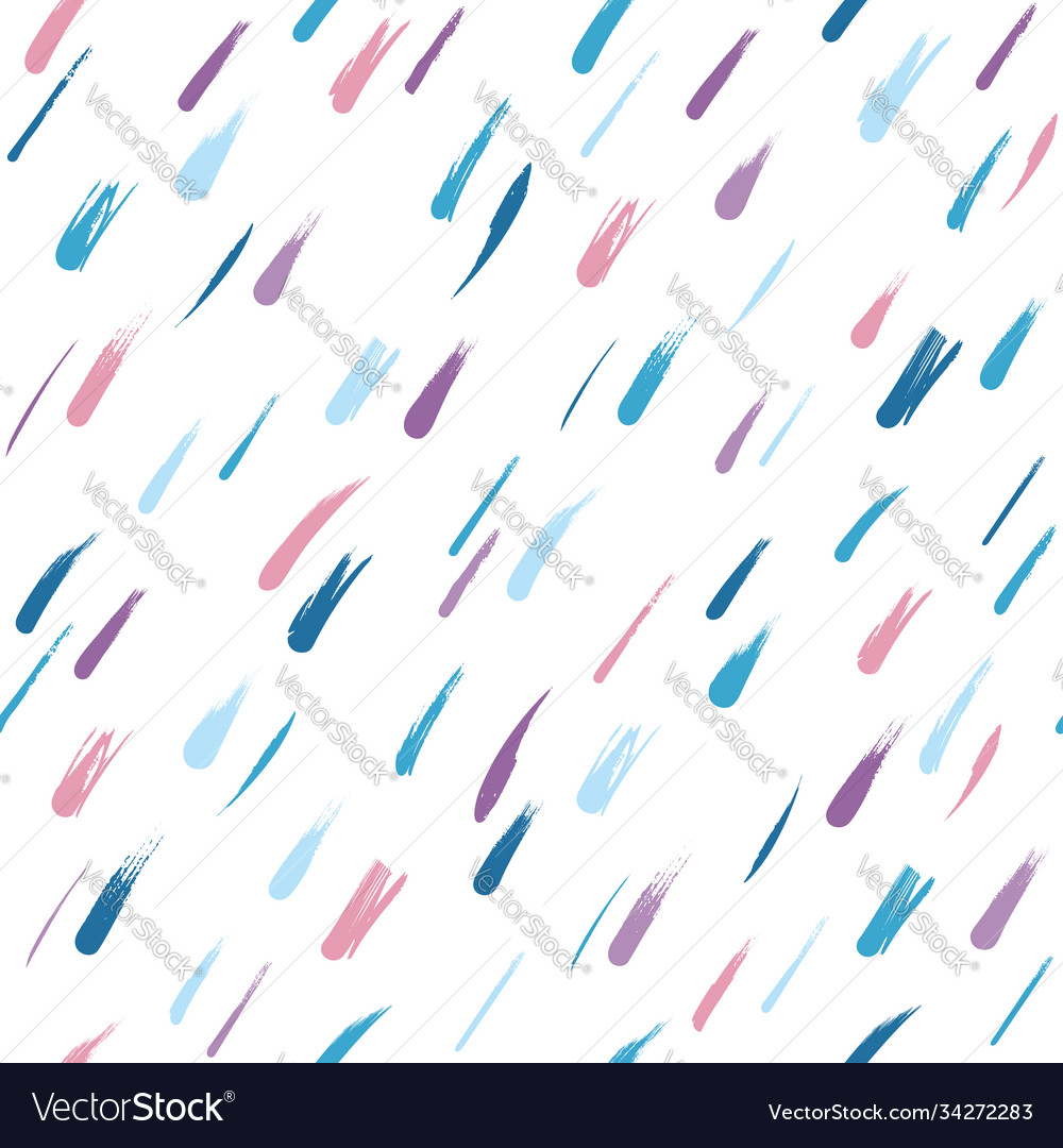 Seamless pattern with rain Royalty Free Vector Image