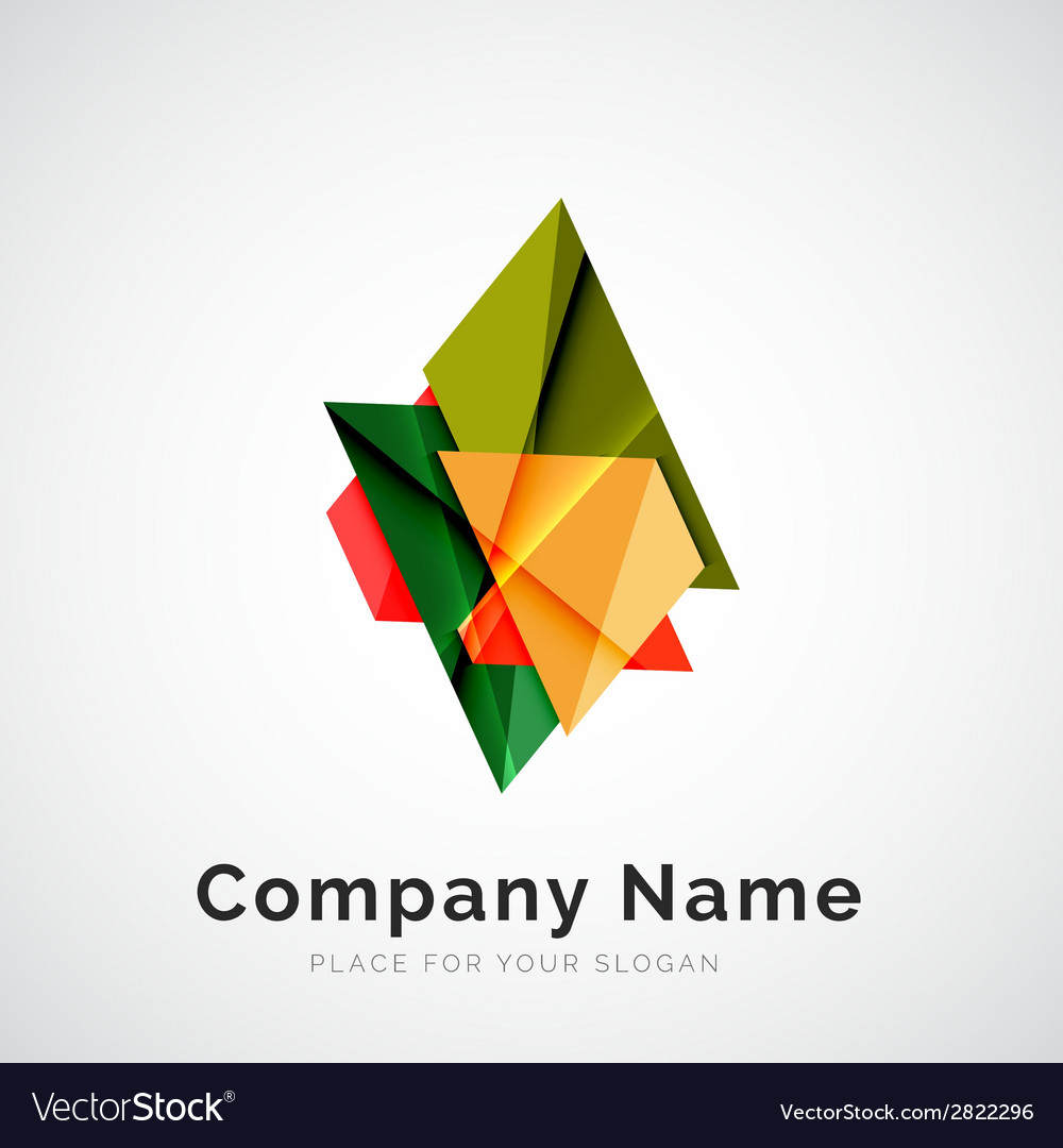 Geometric shape company logo Vector Image by antishock - Image #2822296 ...