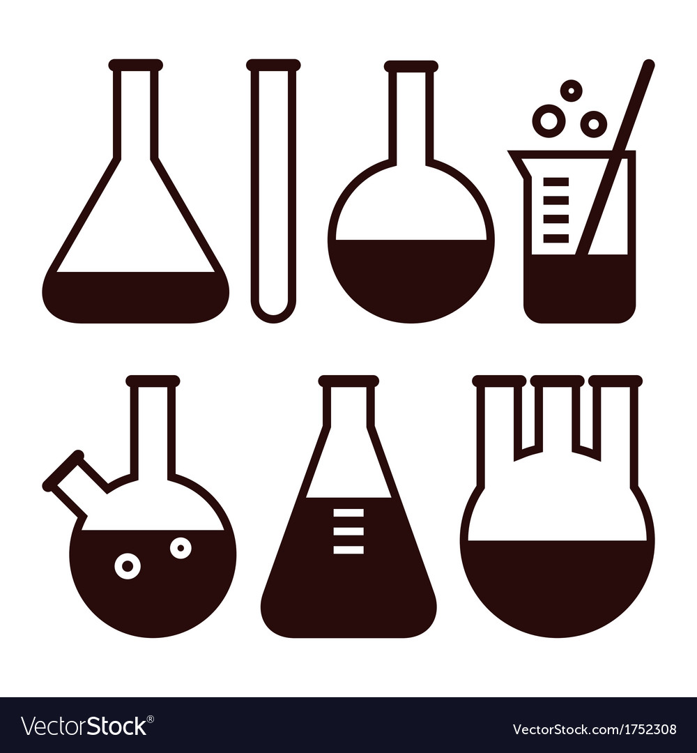 Laboratory equipment Royalty Free Vector Image