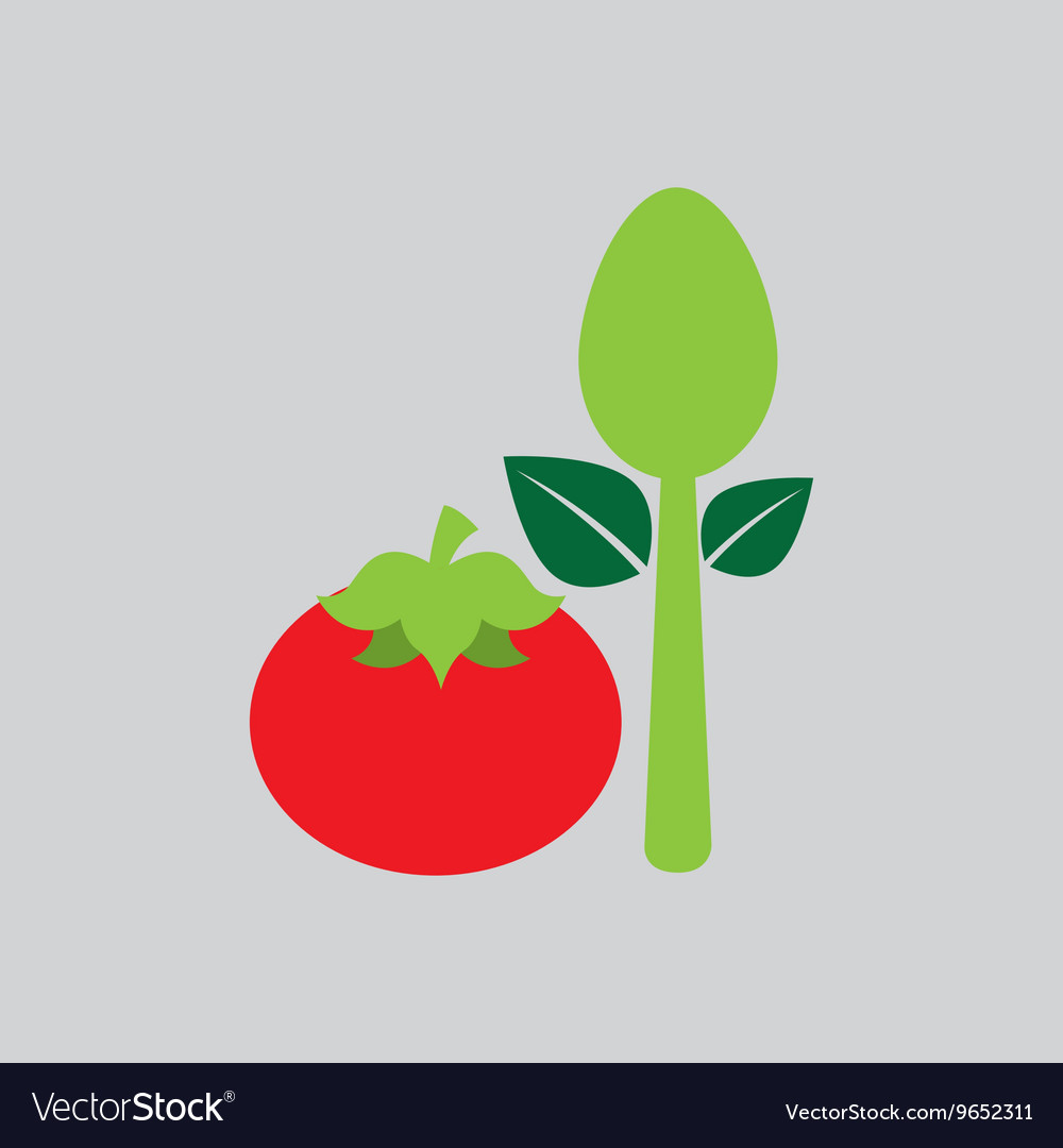 Healthy food organic product isolated icon design Vector Image