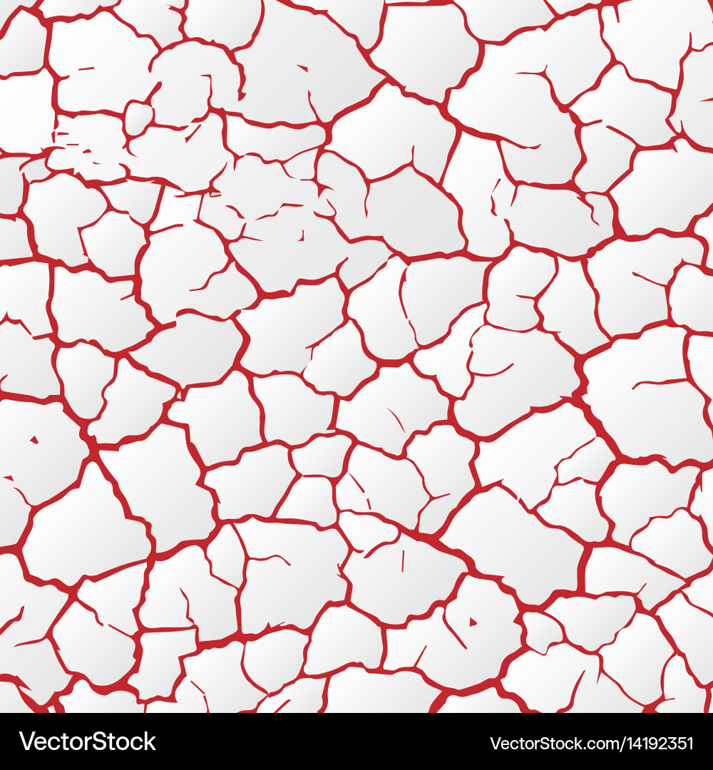 Red cracks background Royalty Free Vector Image