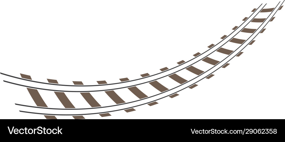 Train tracks icon design Royalty Free Vector Image
