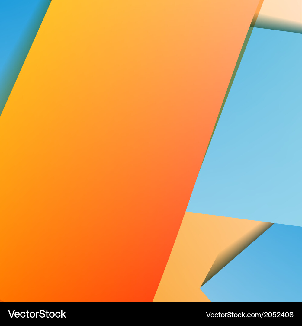 Background with blue paper Royalty Free Vector Image