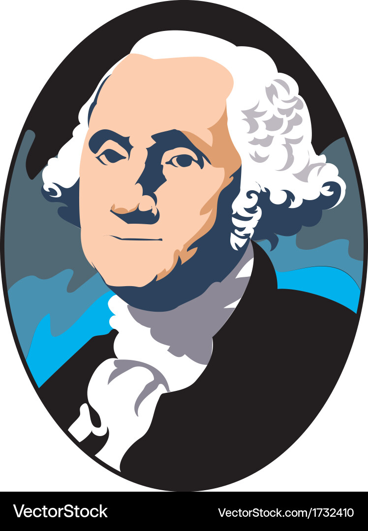 George Washington Royalty Free Vector Image - VectorStock