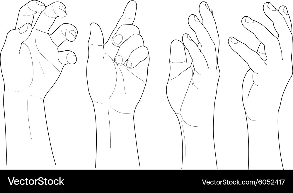 Hand Royalty Free Vector Image - VectorStock