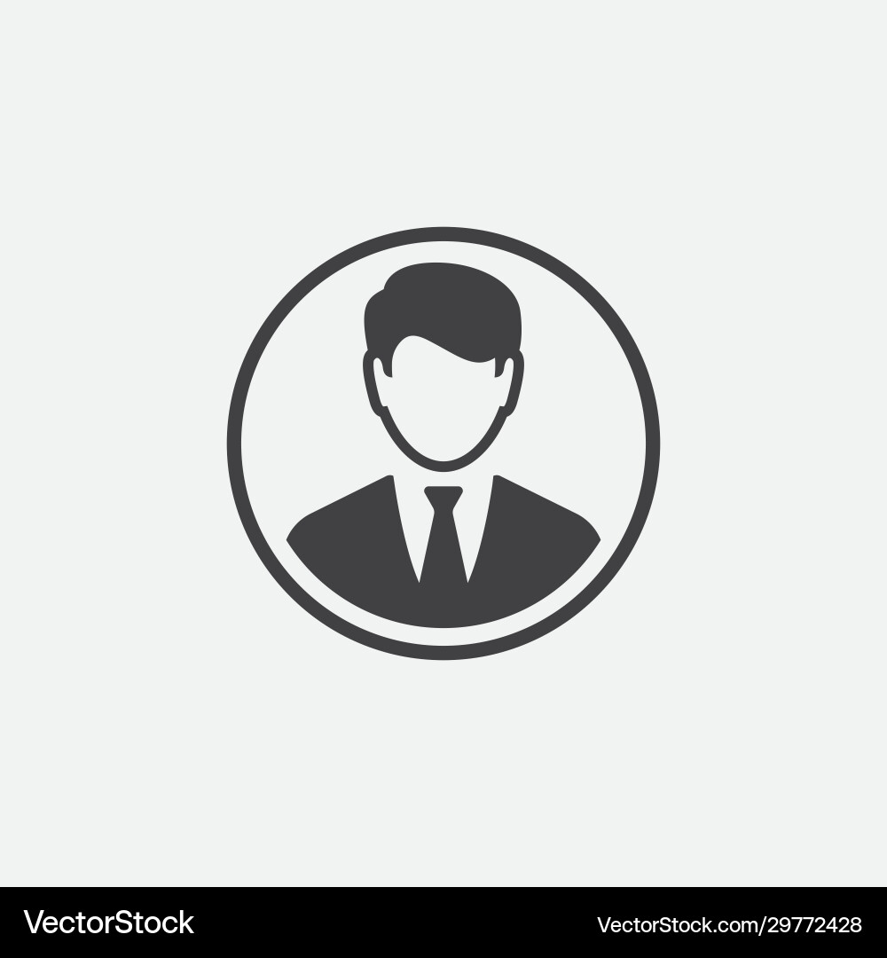 Business man icon Royalty Free Vector Image - VectorStock