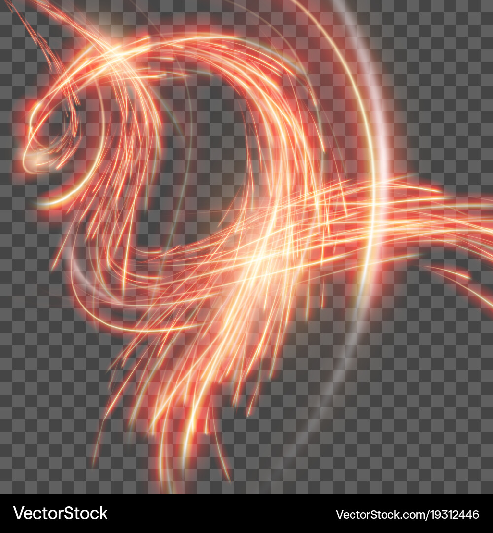 Red abstract background with blurred magic neon Vector Image