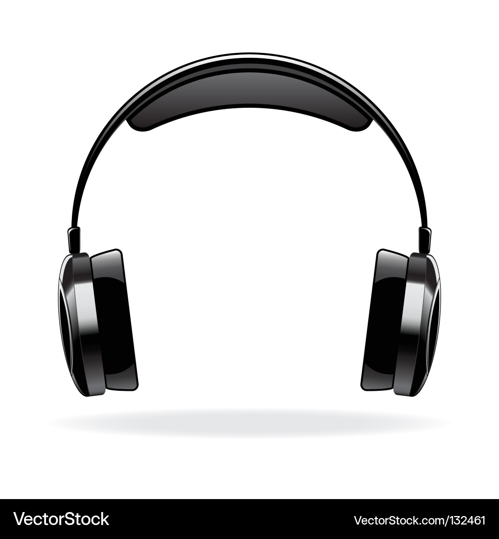 Headphones Royalty Free Vector Image - VectorStock