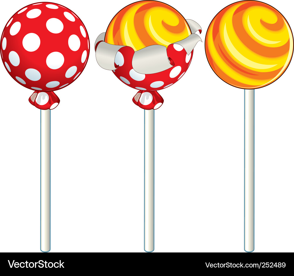 Lollipop Royalty Free Vector Image - VectorStock