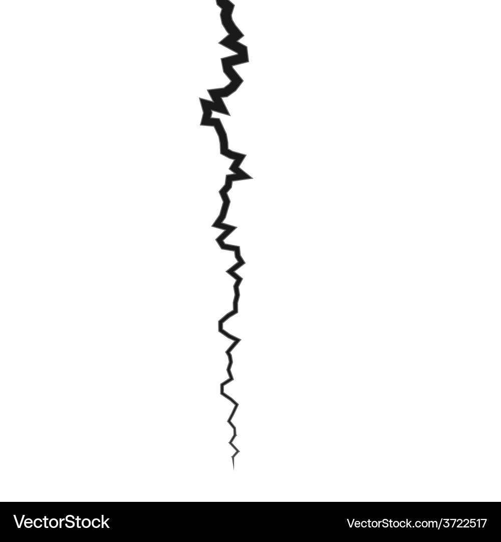 Earth Crack 2 Royalty Free Vector Image - VectorStock