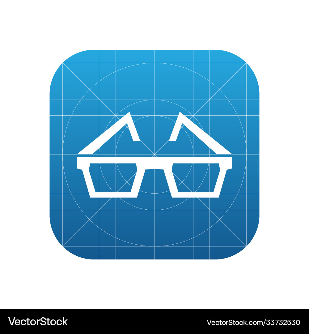 3d glasses icon Royalty Free Vector Image - VectorStock