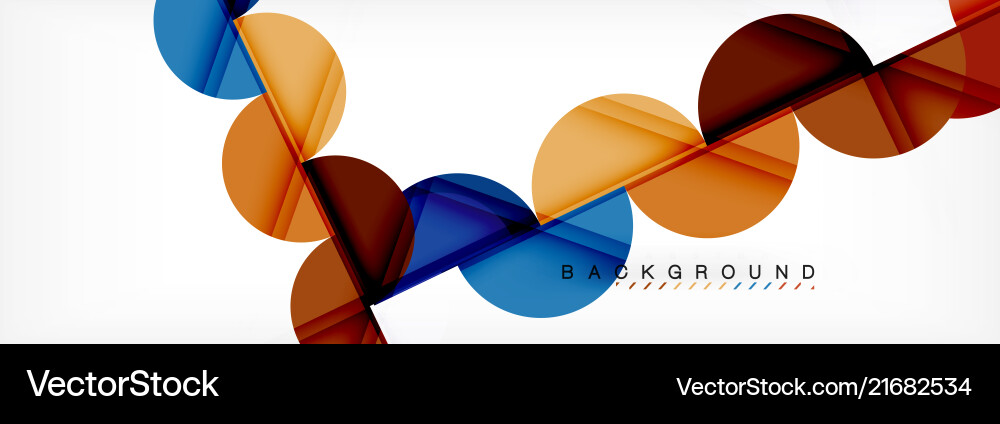 Semi circle abstract background modern geometric Vector Image