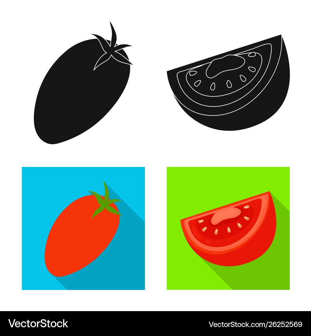 Vegetable and delicious Royalty Free Vector Image