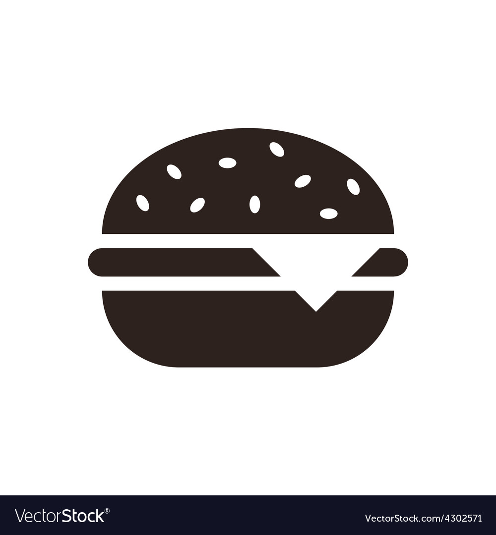 Hamburger icon Royalty Free Vector Image - VectorStock
