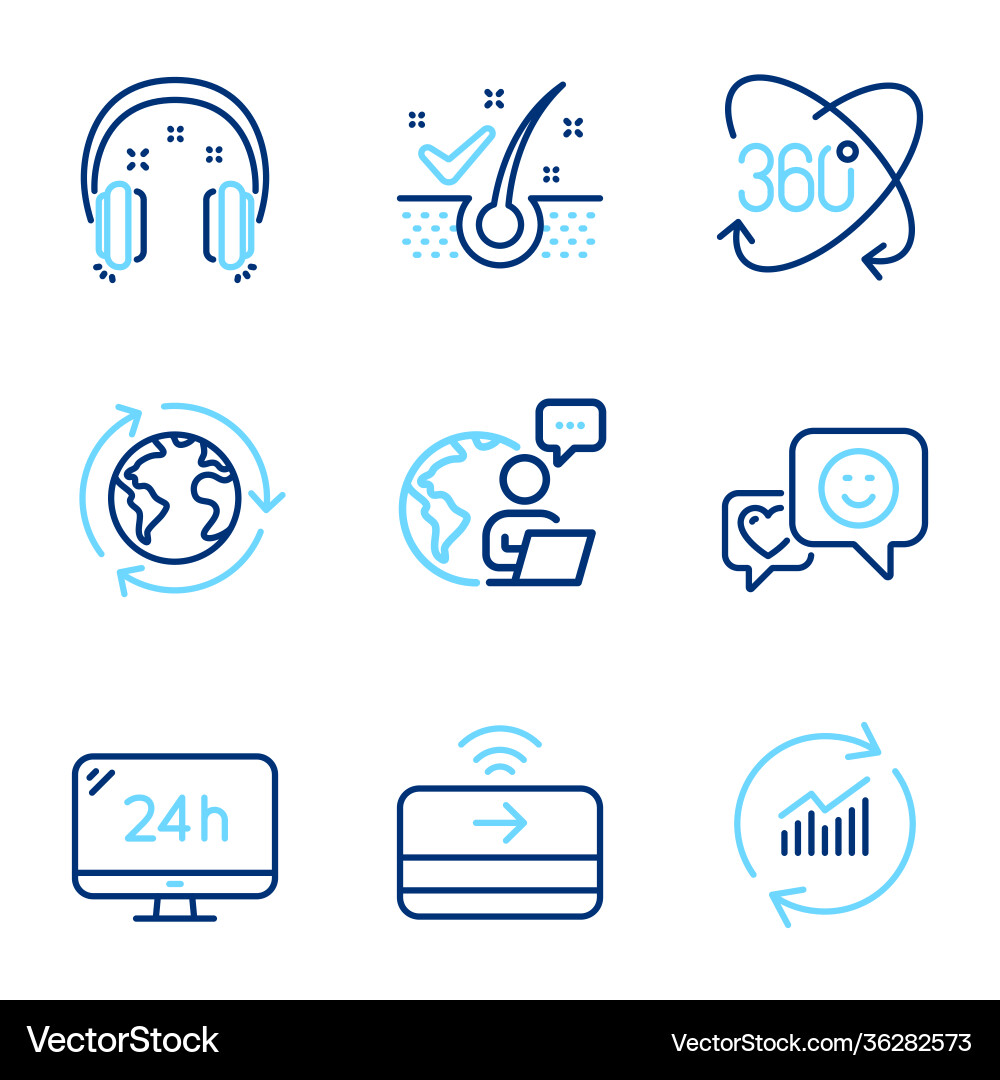 Technology icons set included icon as contactless Vector Image