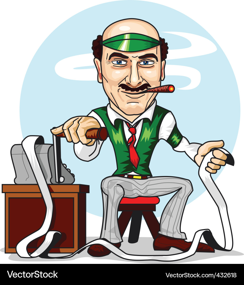 Accountant Royalty Free Vector Image - VectorStock