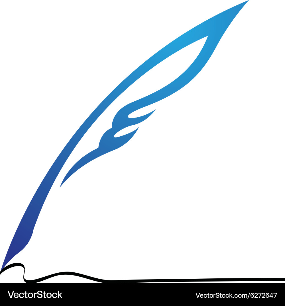 Writer Logo Royalty Free Vector Image - VectorStock