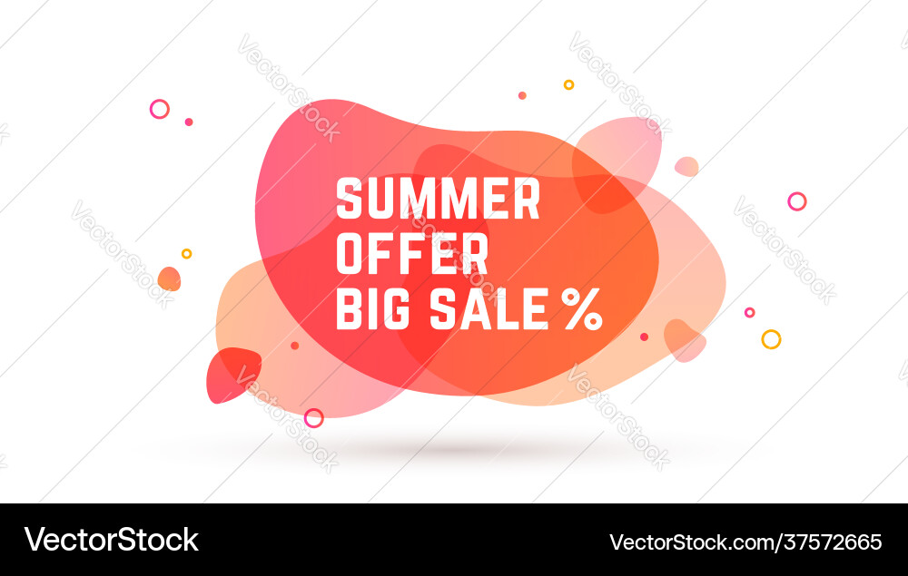 Speech bubble banner poster abstract Royalty Free Vector