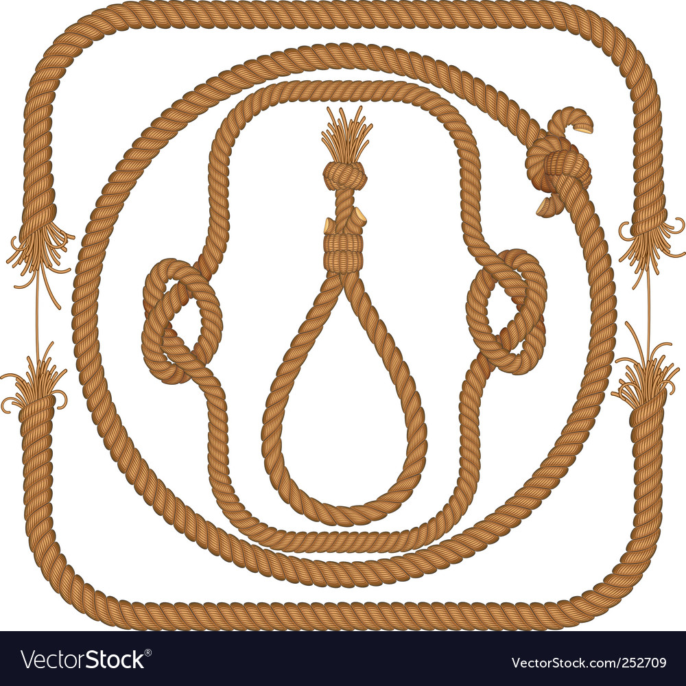 Ropes Royalty Free Vector Image - VectorStock