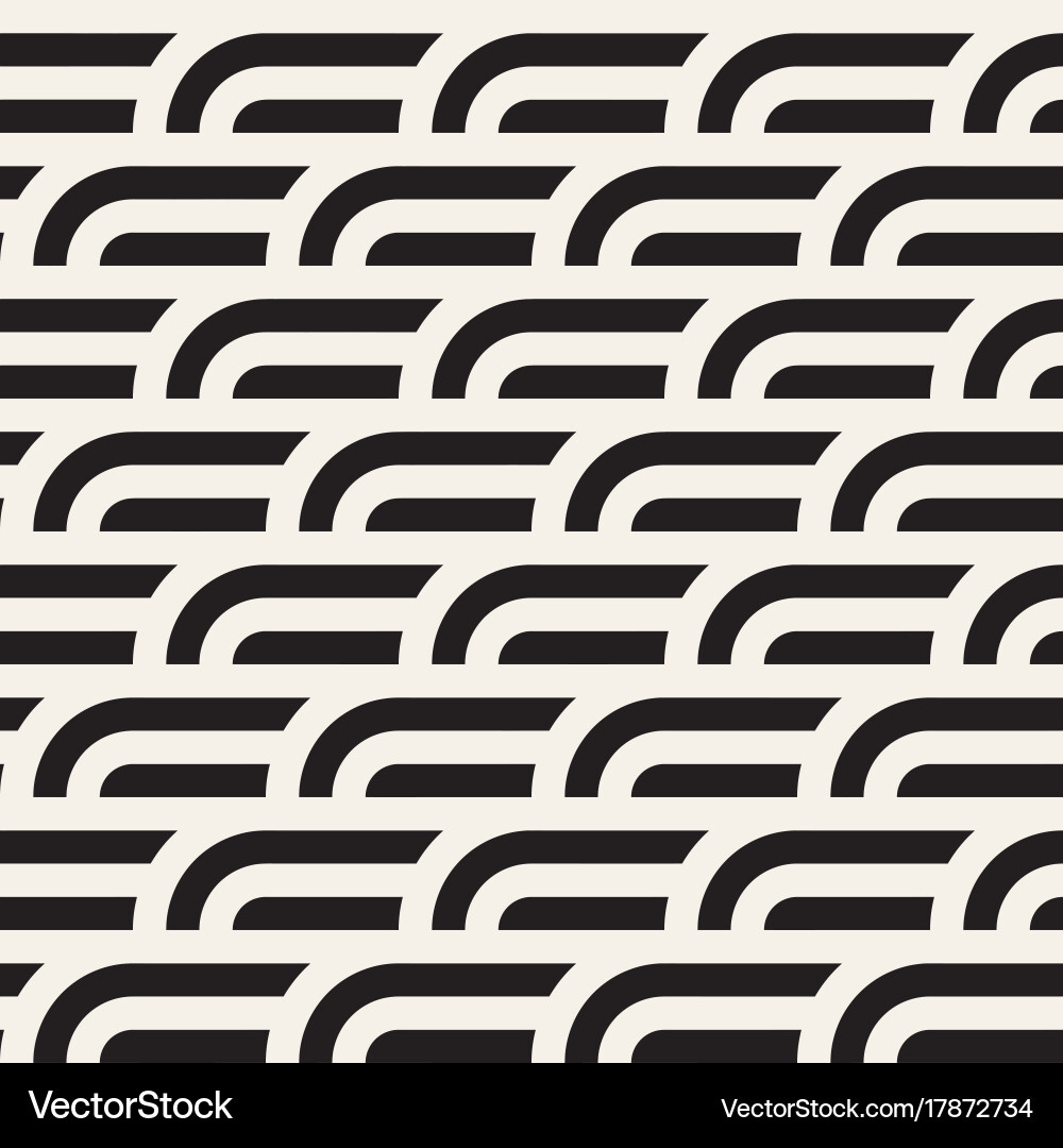 Seamless geometric pattern abstract stripy Vector Image