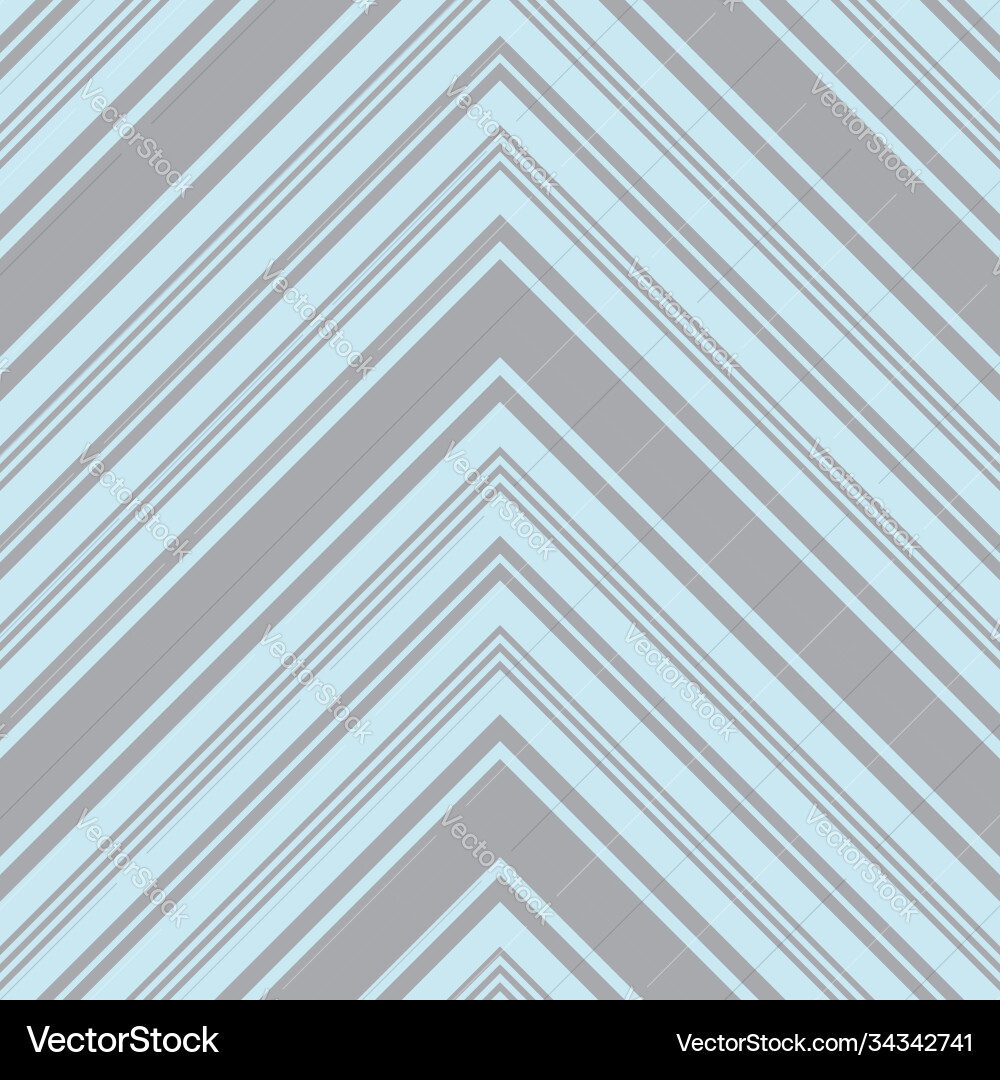 Sky blue chevron diagonal stripes seamless Vector Image