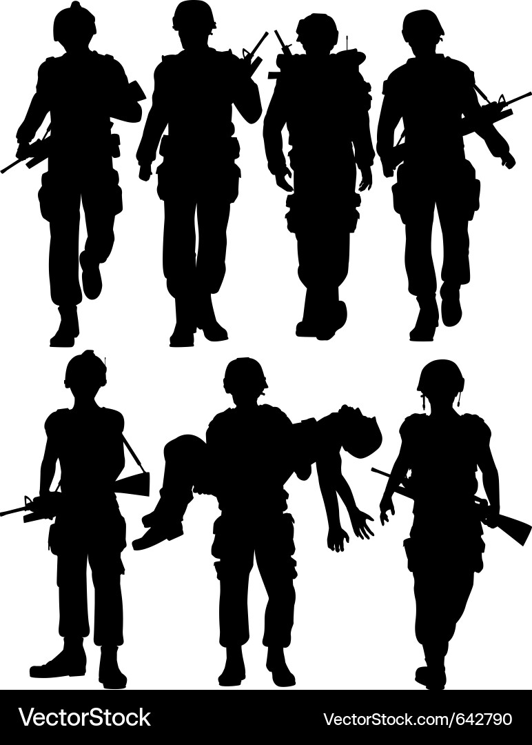 Soldiers Royalty Free Vector Image - VectorStock