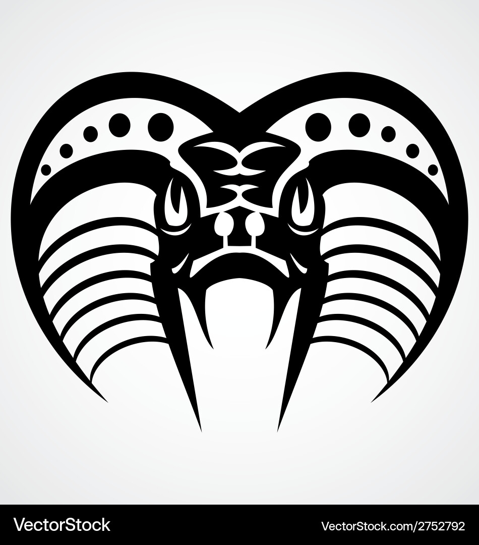 King Cobra Head Royalty Free Vector Image - VectorStock