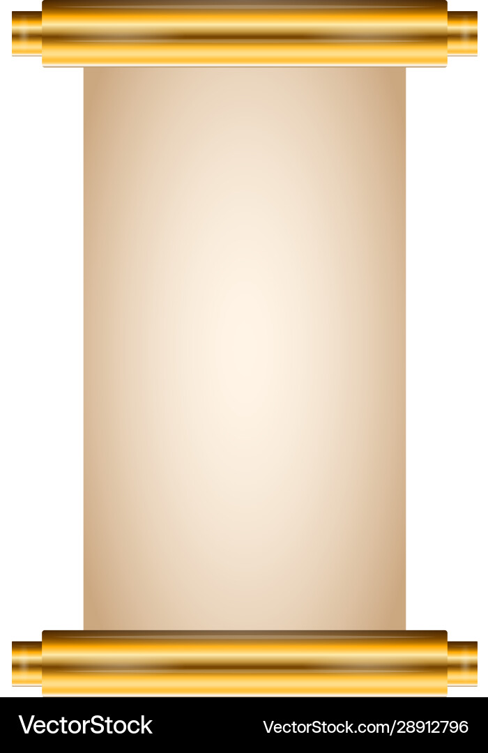 Luxury golden parchment Royalty Free Vector Image